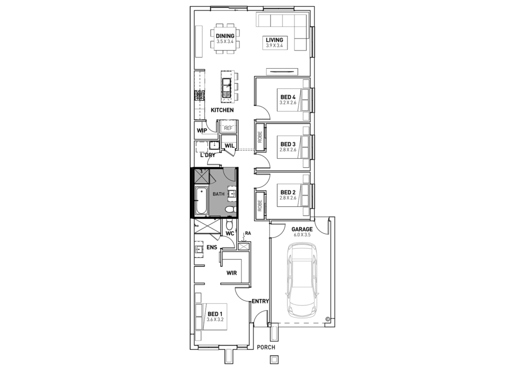 Phoenix | 3 Bedroom, 2 Bathroom Home Design | View Plans & More
