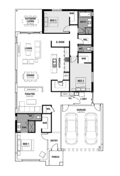 Lawson | 4 Bedroom, 2 Bathroom Home Design | View Plans & More