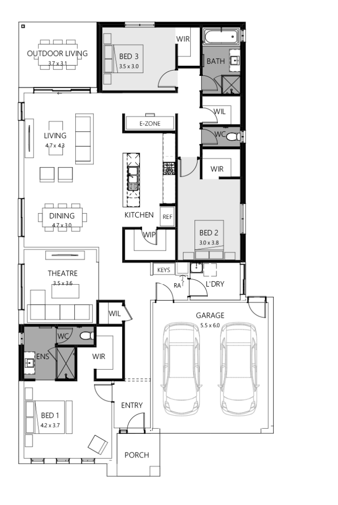 Lawson | 4 Bedroom, 2 Bathroom Home Design | View Plans & More